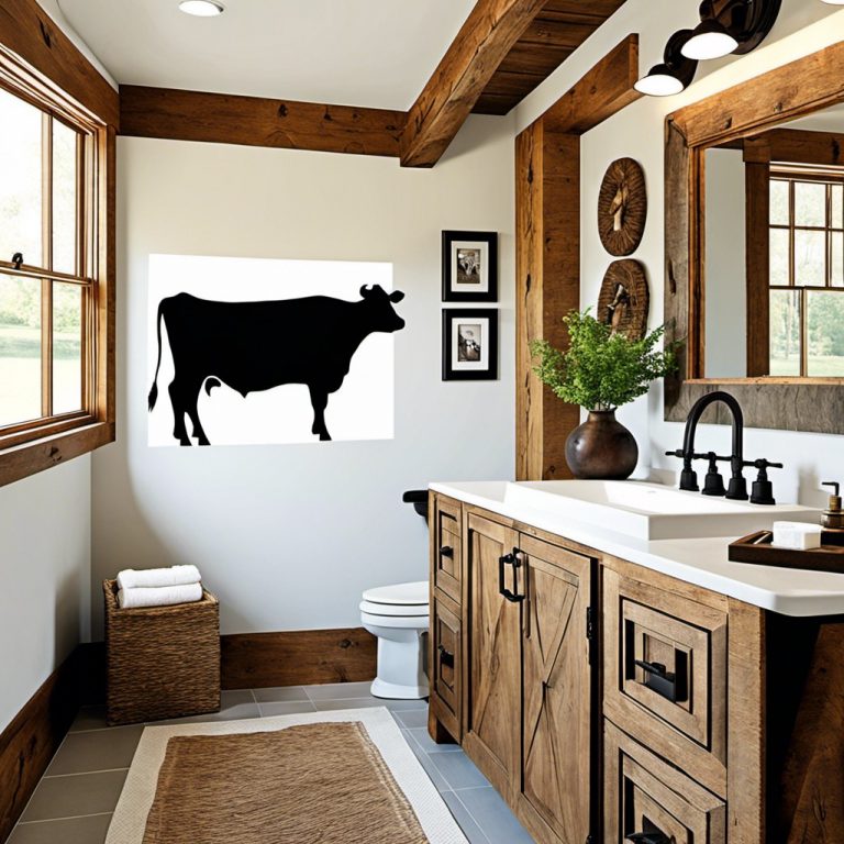20 Unique Cow Bathroom Ideas for Your Farmhouse-themed Interiors
