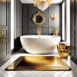 20 Gold Bathroom Decor Ideas for a Luxurious Private Space Transformation