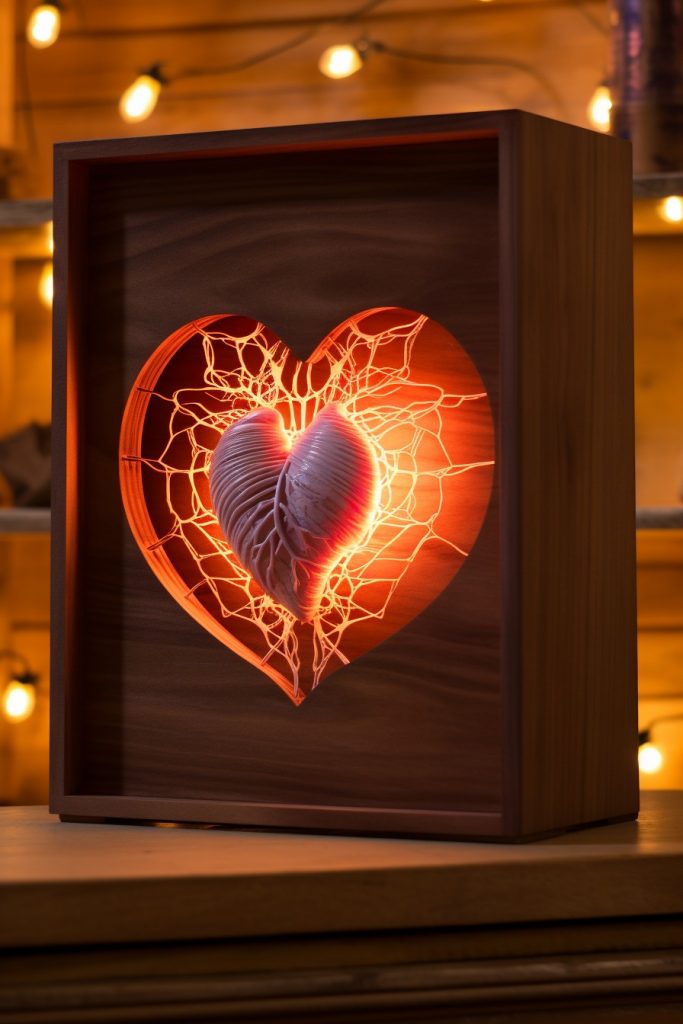 20 Unique Heart Shaped Shadow Box Ideas