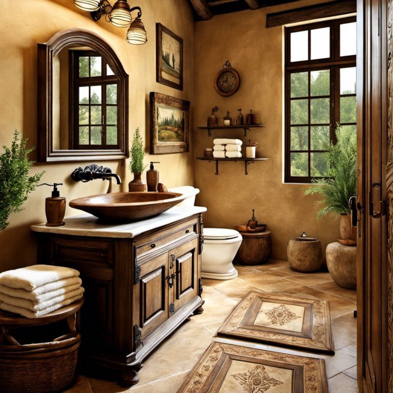 20 Luxurious Tuscan Bathroom Ideas for an Authentic Italian Style Retreat