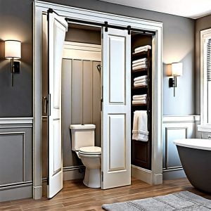 Smallest Bathroom Door Ideas: Comprehensive Guide for Space Saving ...