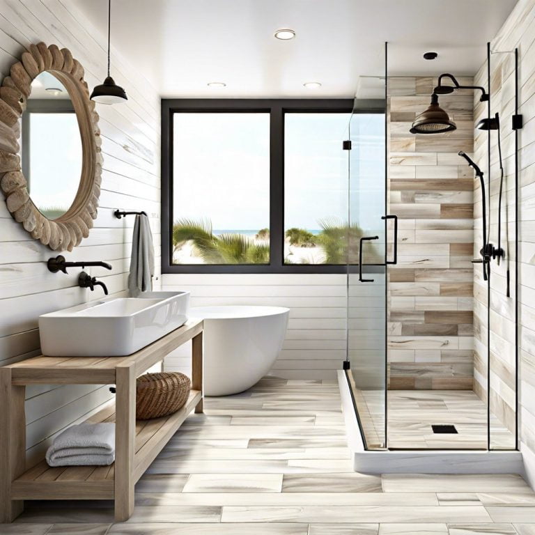 Coastal Shower Tile Ideas: Inspiring Designs for Beach-Themed Bathrooms