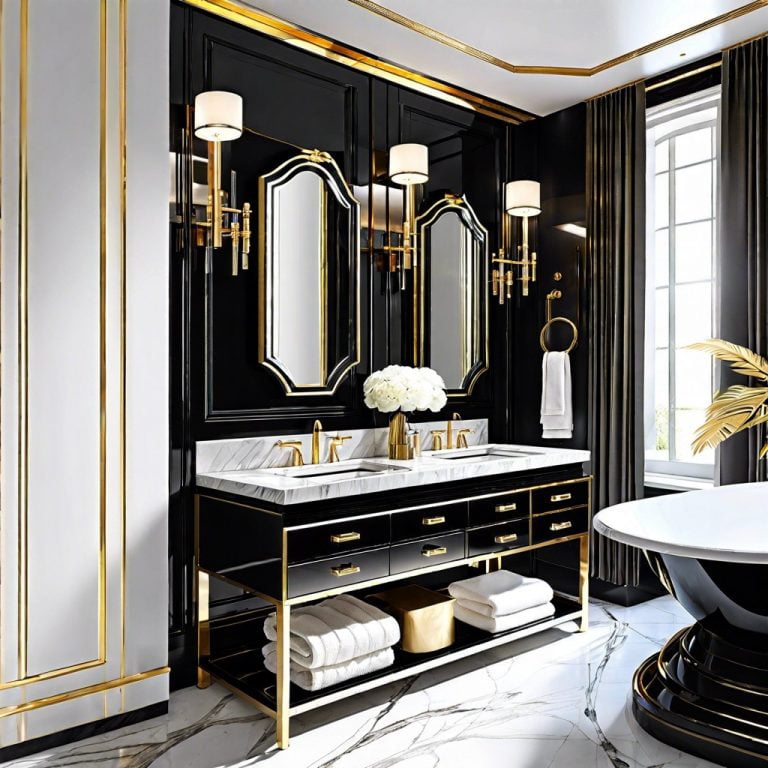 30 Black and Gold Bathroom Ideas for a Stylish Design