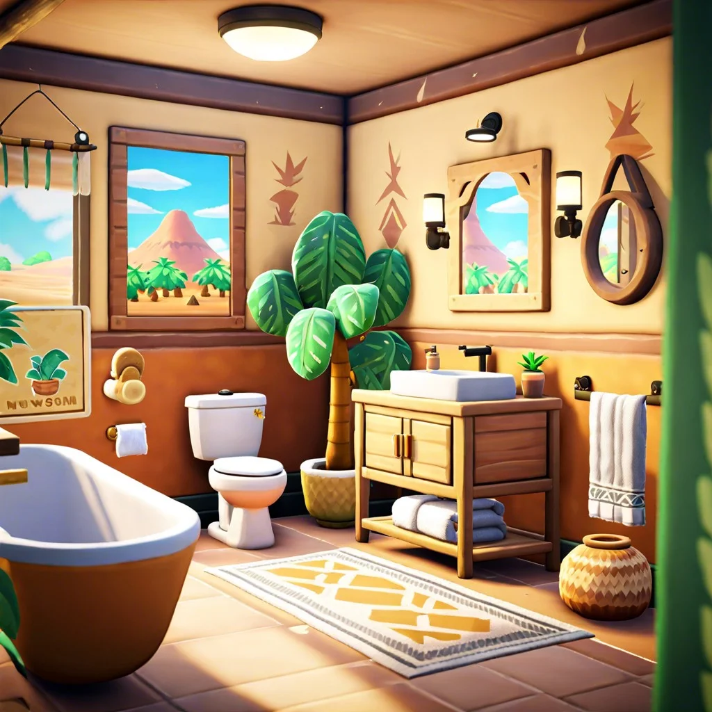 30 ACNH Bathroom Ideas for Enhanced Gaming Experience