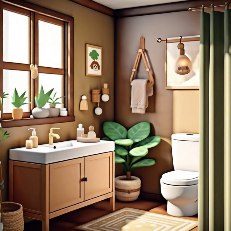 30 ACNH Bathroom Ideas for Enhanced Gaming Experience