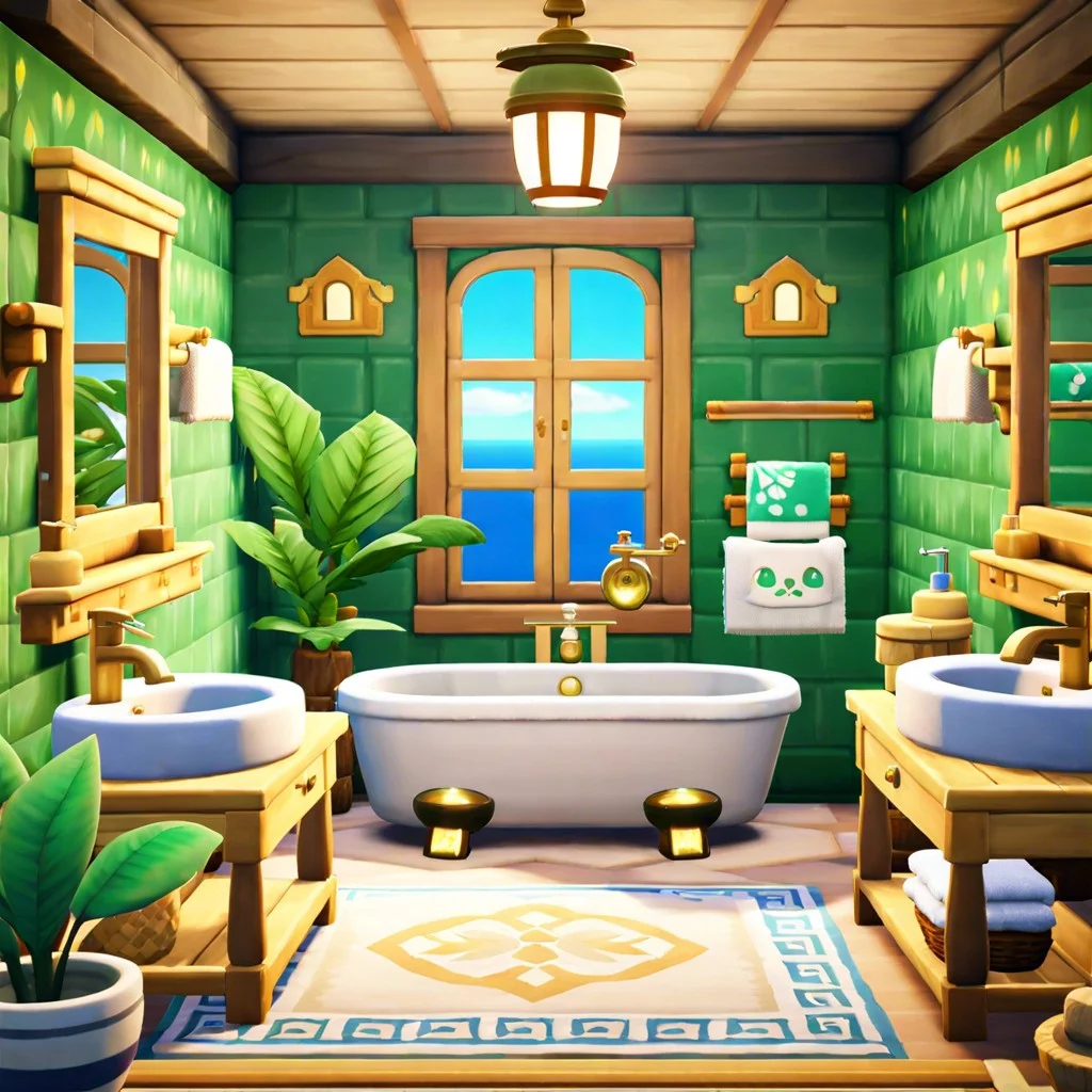 30 ACNH Bathroom Ideas for Enhanced Gaming Experience