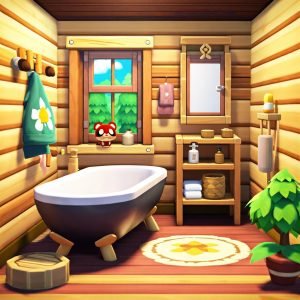 30 ACNH Bathroom Ideas for Enhanced Gaming Experience