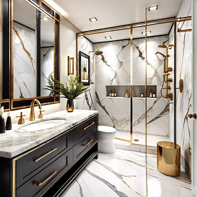 30 Calacatta Gold Bathroom Ideas for an Opulent Home Makeover