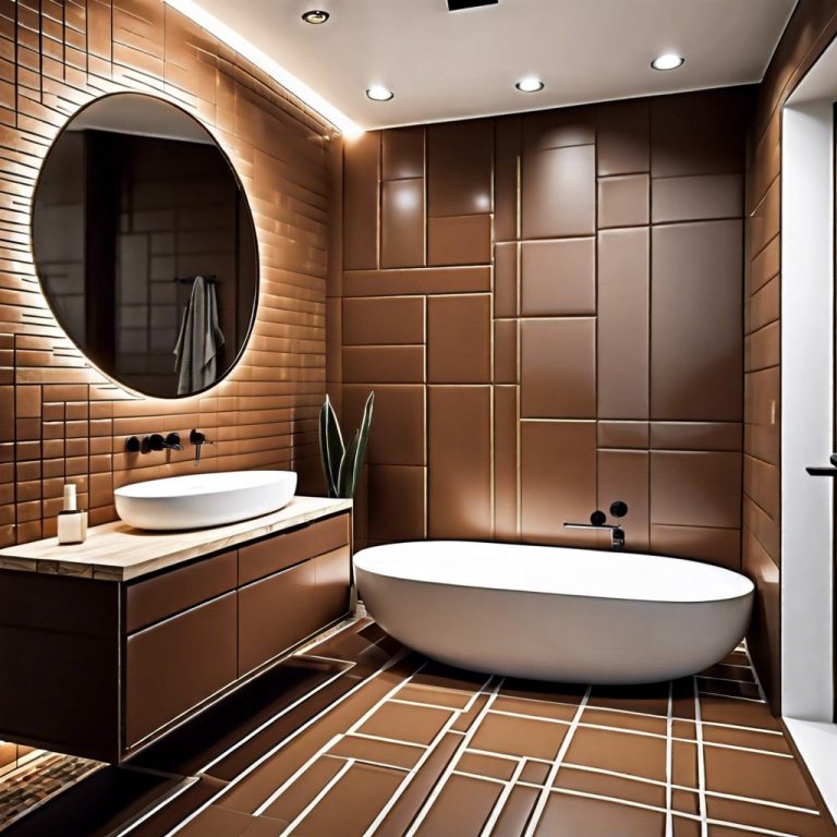 30 Brown Tile Bathroom Ideas for a Stylish Remodel
