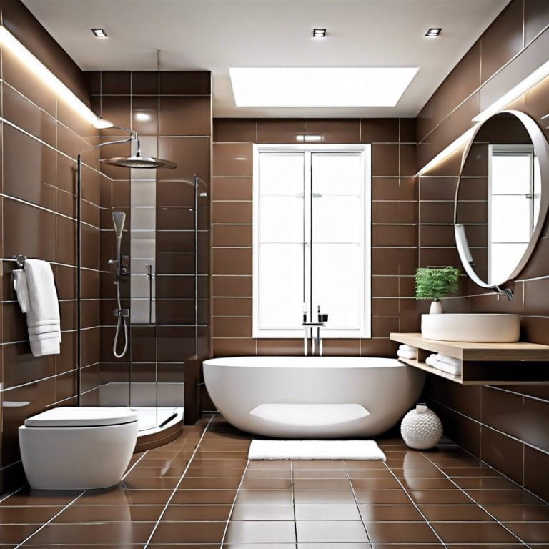 30 Brown Tile Bathroom Ideas for a Stylish Remodel