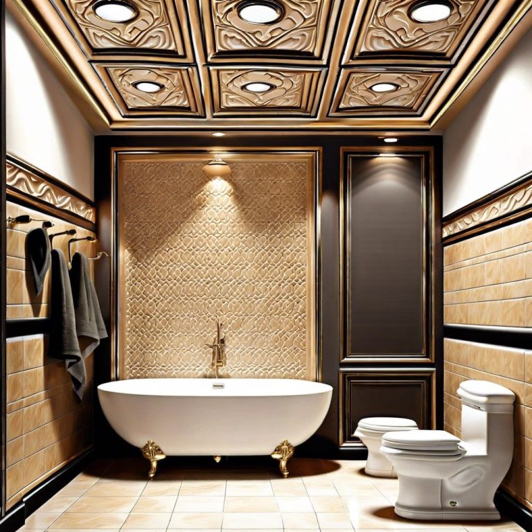 20 Bathroom Ceiling Trim Ideas: Ultimate Guide for a Trendy Bathroom
