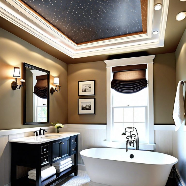 20 Bathroom Ceiling Trim Ideas: Ultimate Guide for a Trendy Bathroom