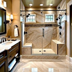 15 Cultured Marble Shower Ideas for a Sleek Bathroom Design