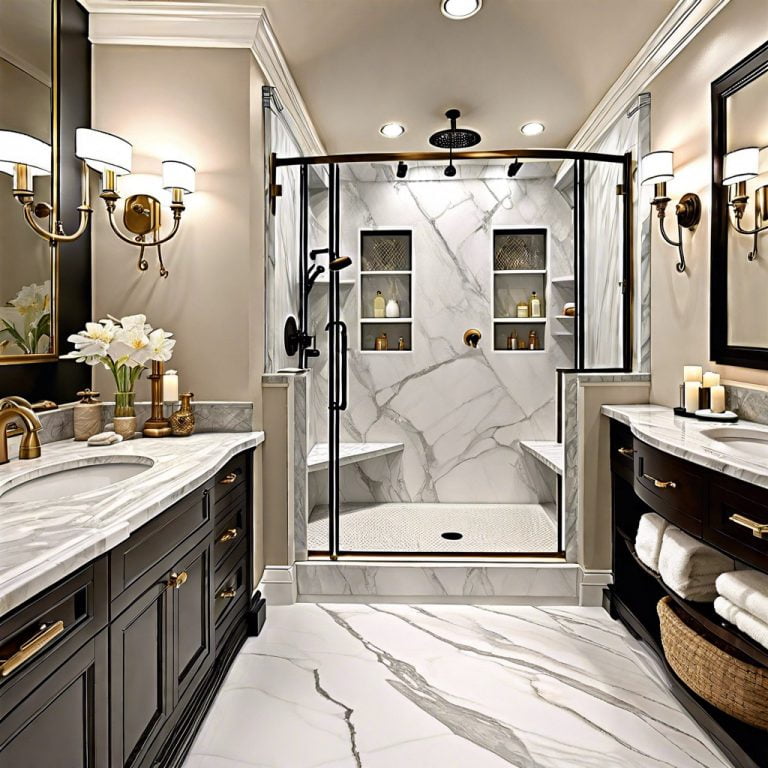 15 Cultured Marble Shower Ideas for a Sleek Bathroom Design