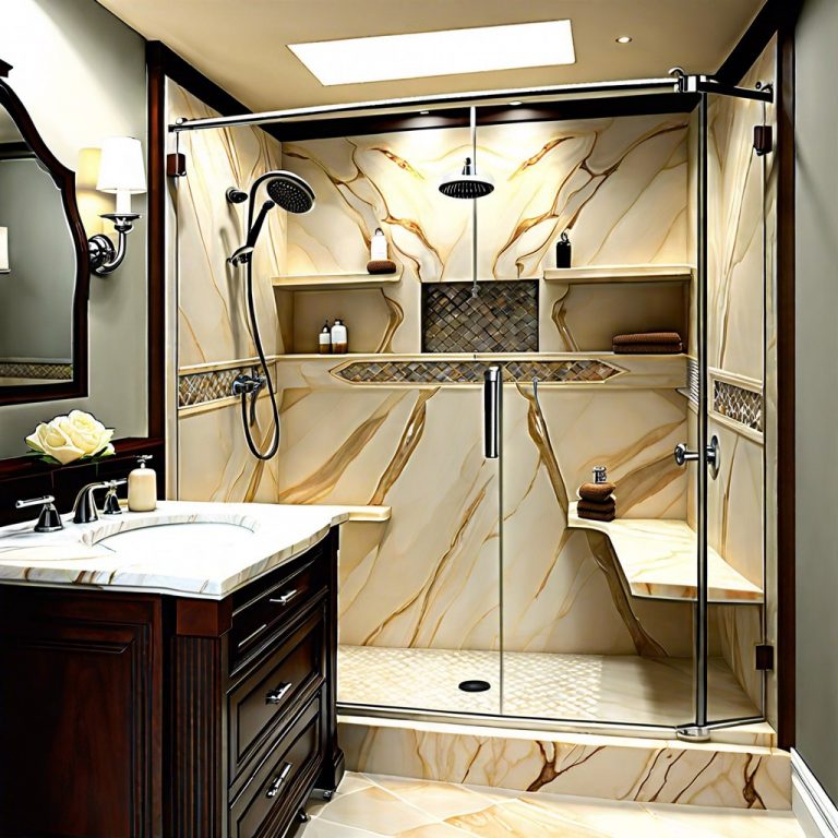 15 Cultured Marble Shower Ideas for a Sleek Bathroom Design